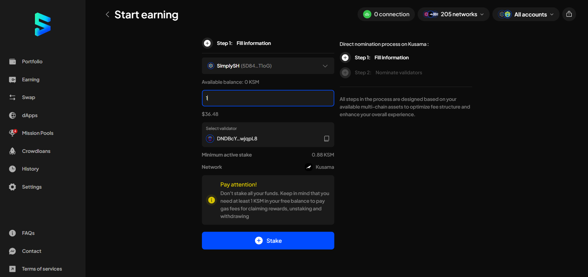 Kusama Staking Guide | How to stake Kusama | Simply Staking